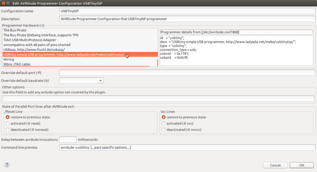 Program Avr Microcontroller With Usbtinyisp And Eclipse Ide Junaids Blog