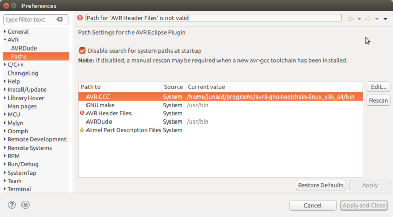 Program AVR Microcontroller with USBTinyISP and Eclipse IDE – Junaid's Blog Program AVR Microcontroller with USBTinyISP and Eclipse IDE – Junaid's Blog